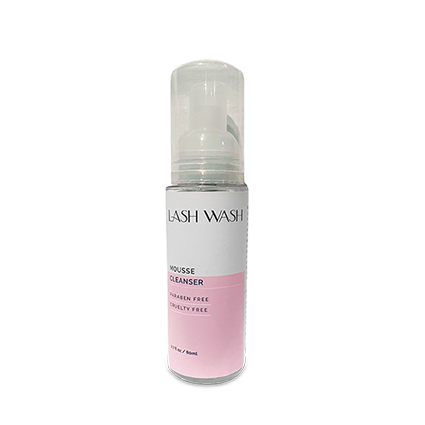 EYELASH + BROW MOUSSE CLEANSER + FACE WASH 80ml